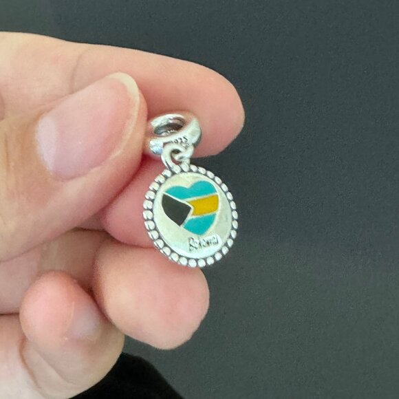Pandora | Jewelry | Pandora Bahamas Flag Exclusive Charm | Poshmark